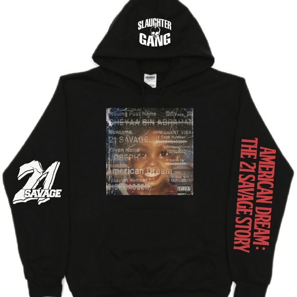 Sweaters | 21 Savage The American Dream Pullover Hoodie Sweater S5xl ...